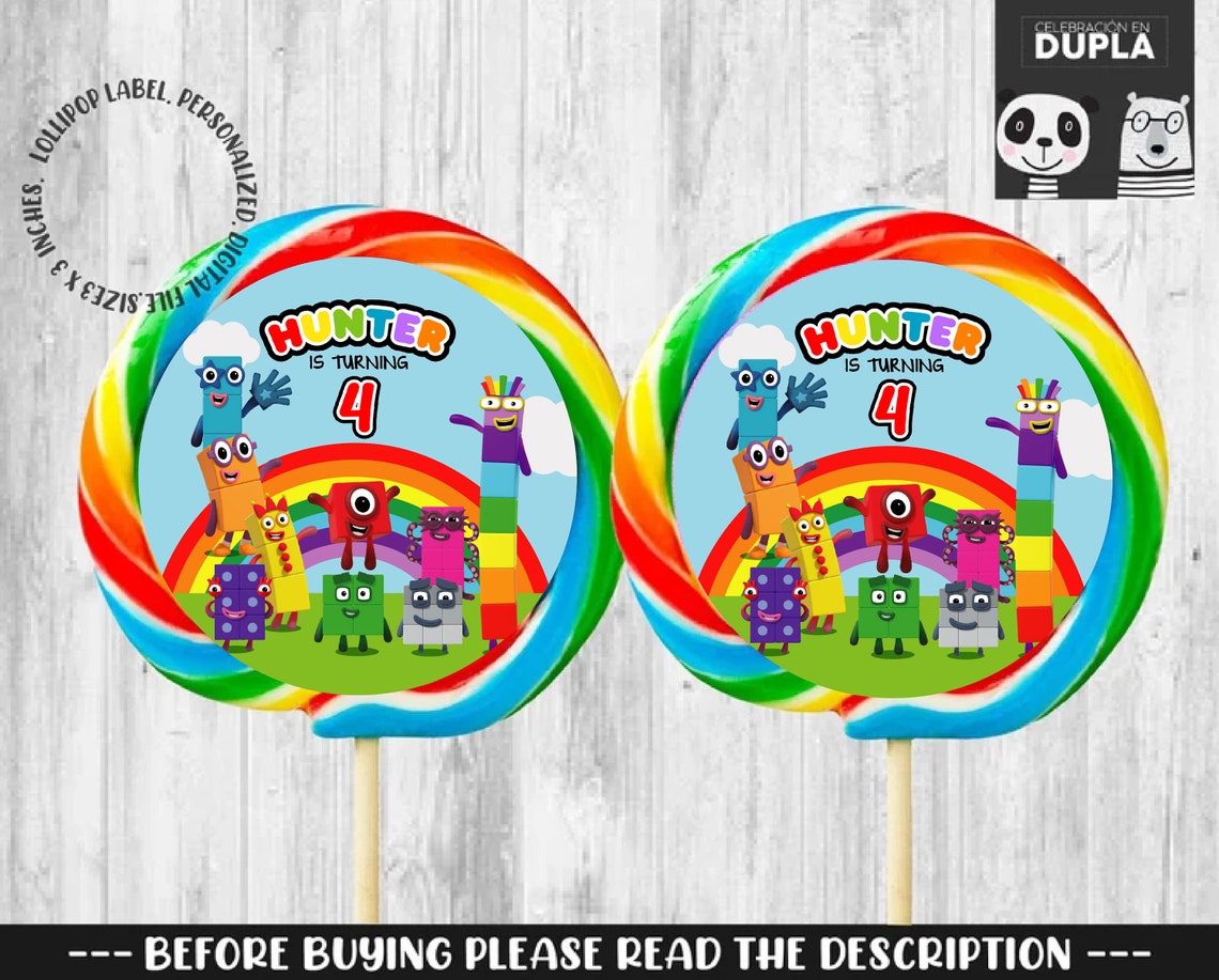 Numberblocks Party Bundle Printable Party Bundle - Etsy