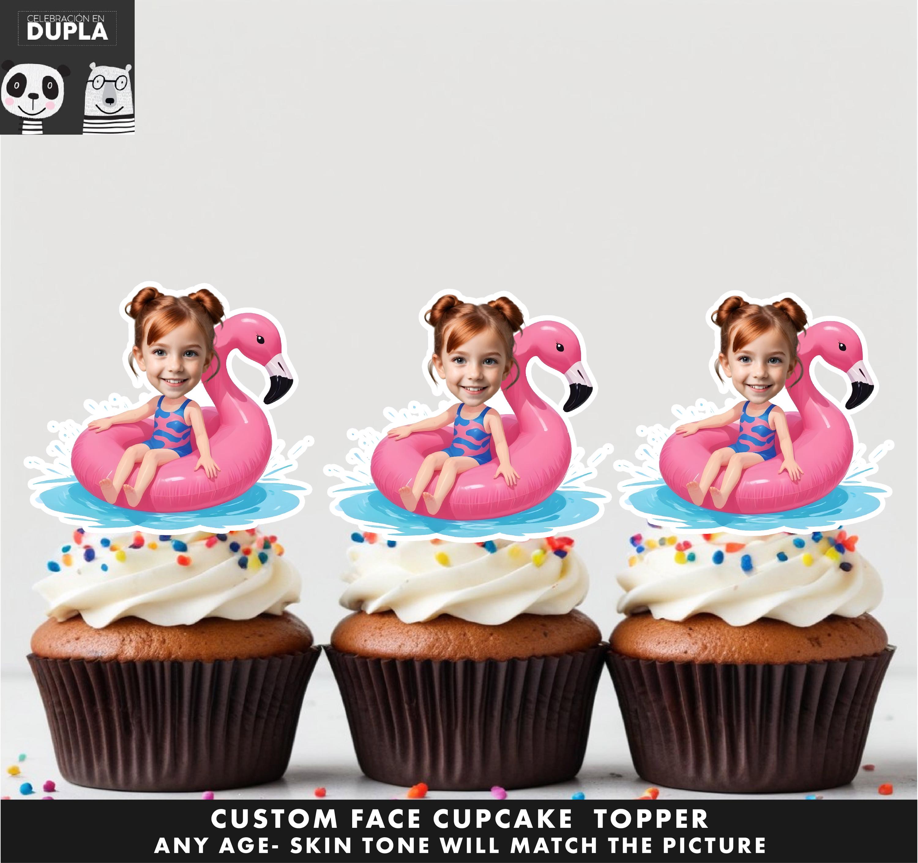 Cupcake Toppers Face Cupcake Topper custom Face Cupcake Topper Topper ...