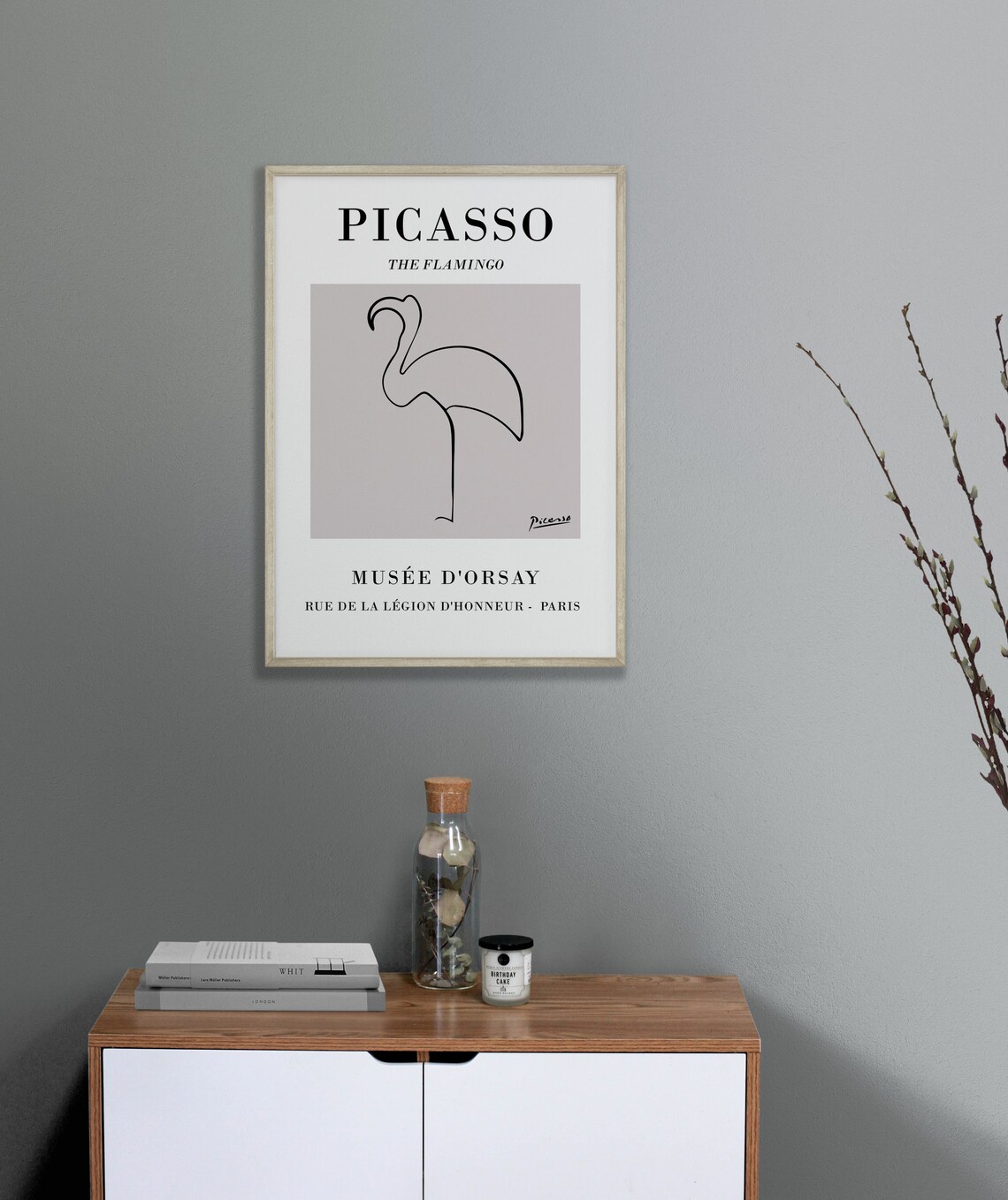 Picasso Art Print Picasso Flamingo Picasso Art Poster - Etsy