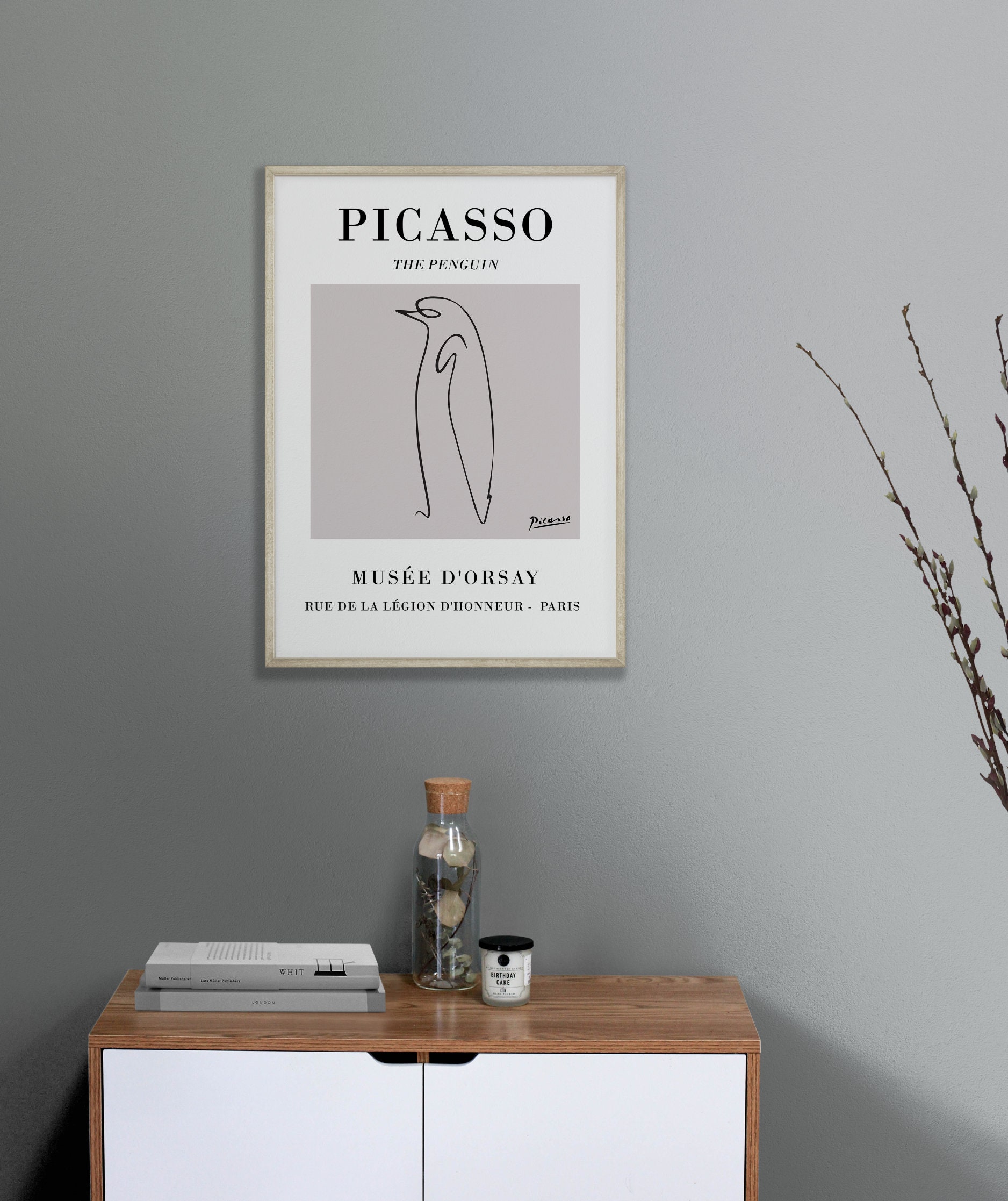 Picasso Art Print Picasso Penguin Picasso Art Poster - Etsy