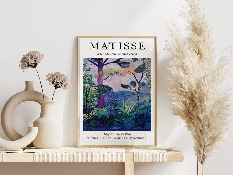 Moroccan Landscape Henri Matisse, Matisse Art Poster, Henri Matisse ...