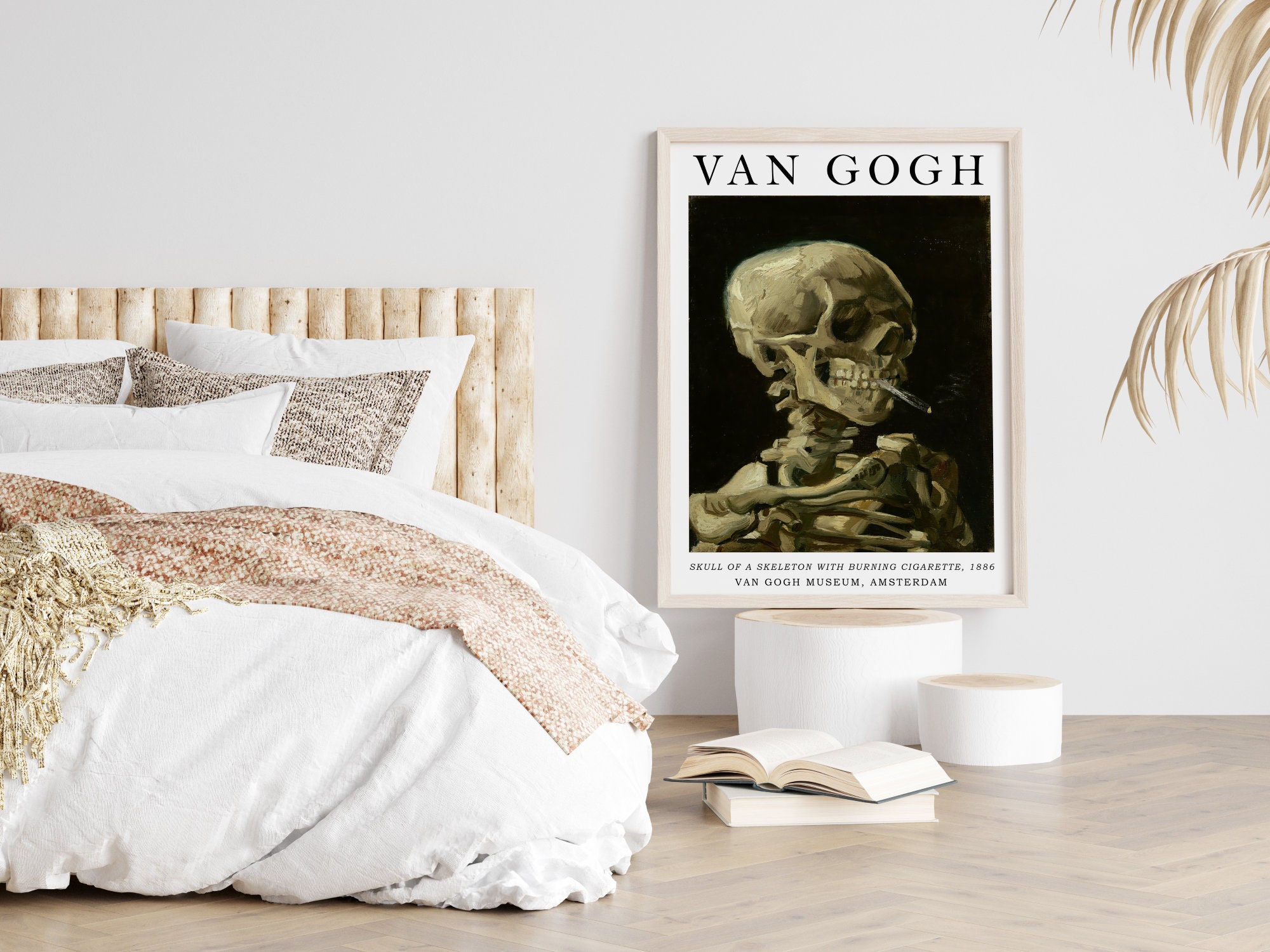 Vincent Van Gogh Print, Skeleton of Skull, Van Gogh Exhibition Poster ...
