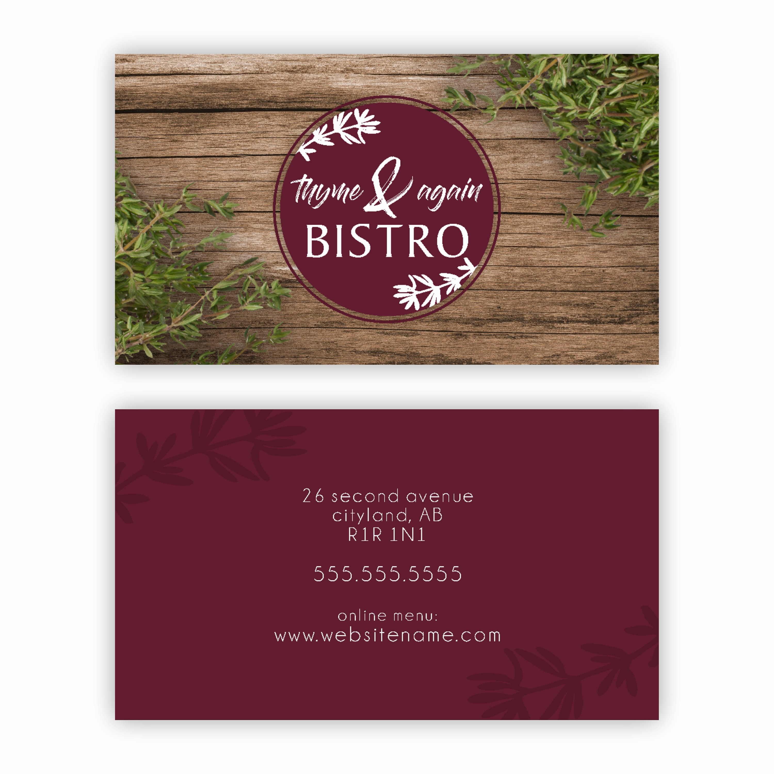 Custom Printable Business Card Graphic Design - Etsy