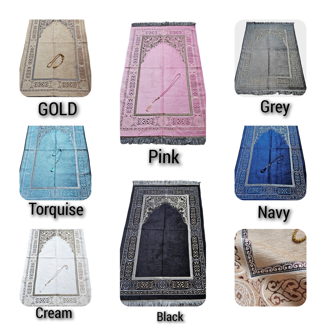 Customized Affordable Velvet Prayer Mat Custom Islamic - Etsy