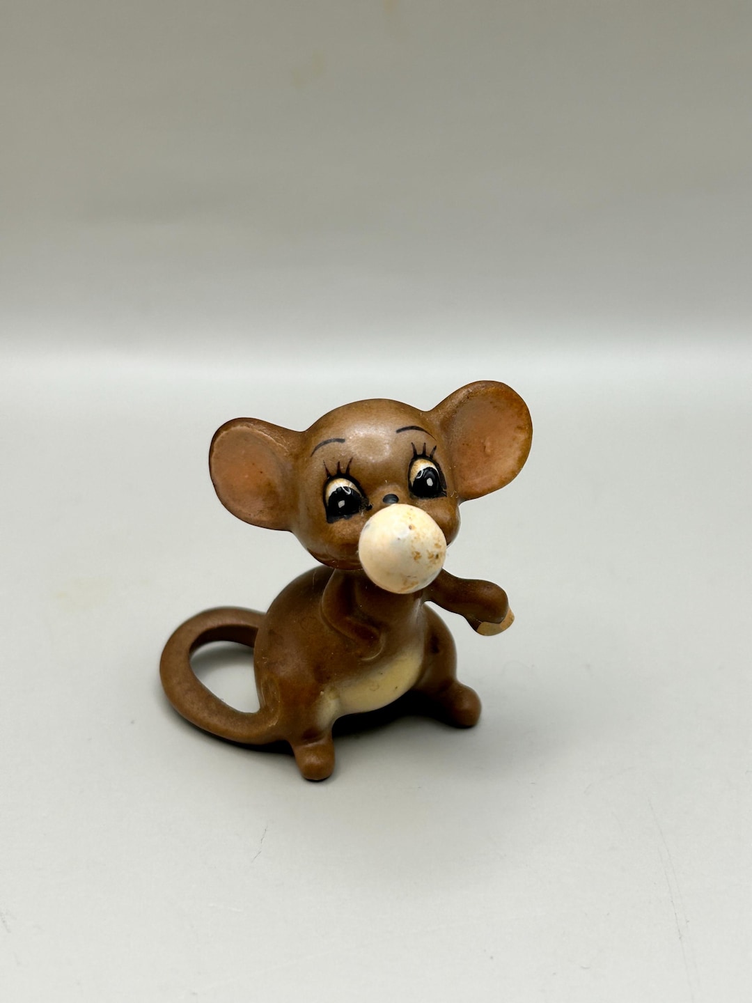 Josef Originals Bubble Gum Mouse, Made in Japan Some Discoloration - Etsy