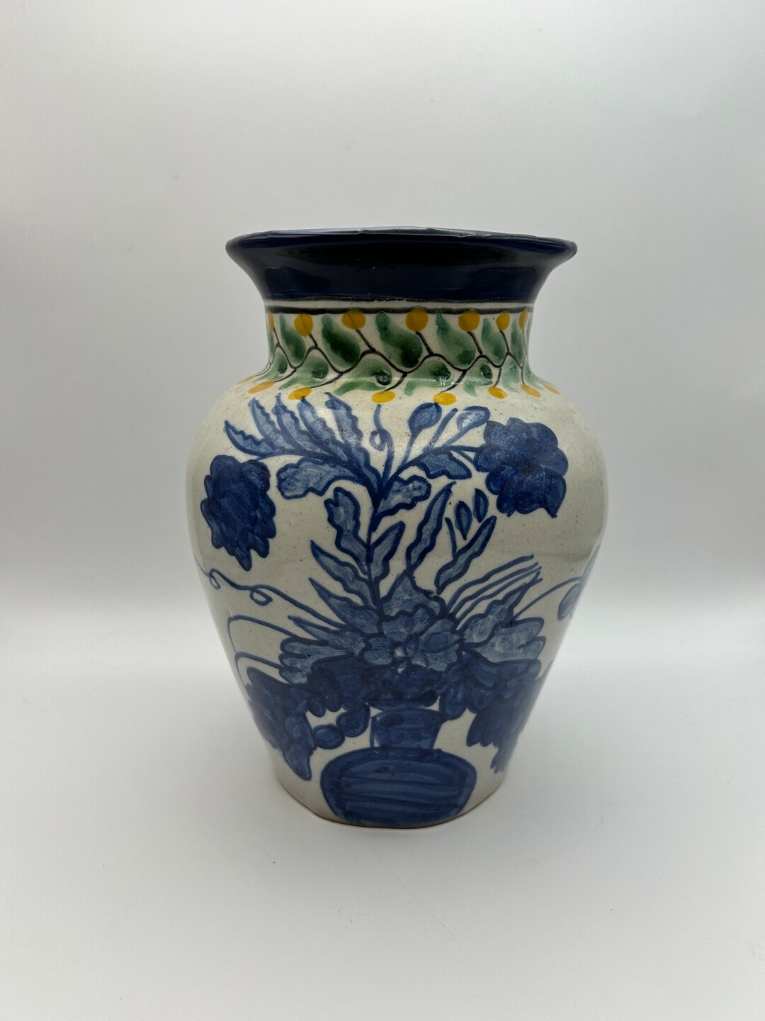 Gorgeous Blue and Gray La Corona Mexican Pottery, Marked, and in ...