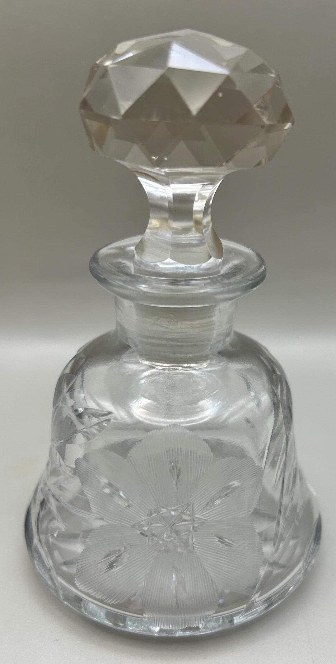 Antique Pairpoint Glass Perfume Bottle, With Gorgeous Crystal Prismatic ...