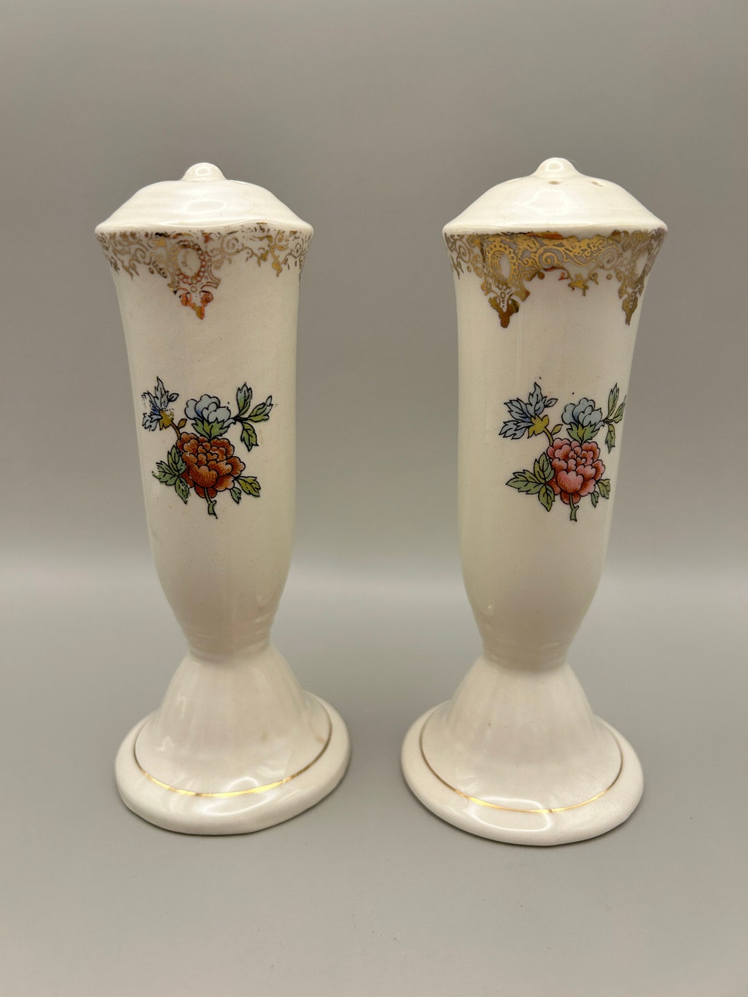 Sweet Set of Victorian Style Salt and Pepper Shakers - Etsy