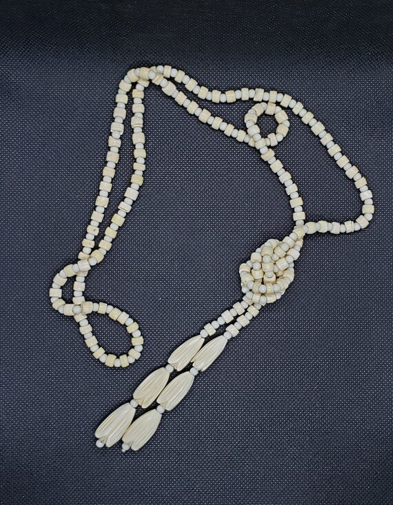 vintage 60s carved celluloid - Gem
