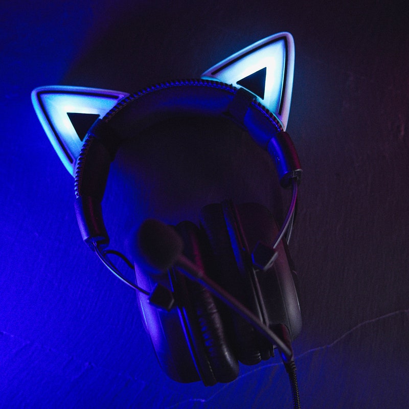 Headset Cat Ear Attachments - Etsy