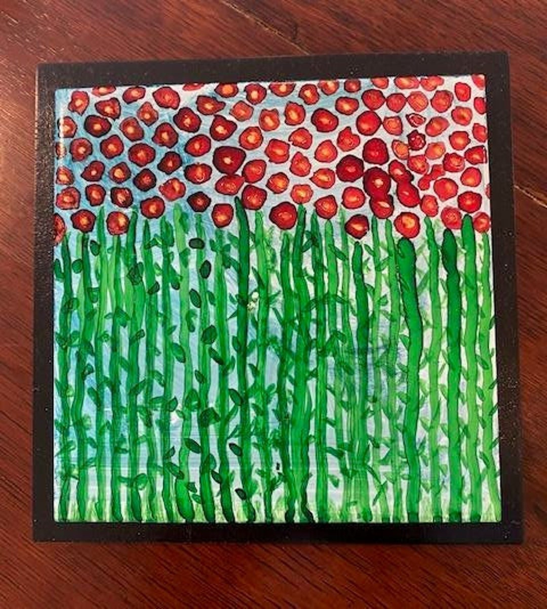 Whimsical Acid Tile Art Work by Local Artist in Western North Carolina ...