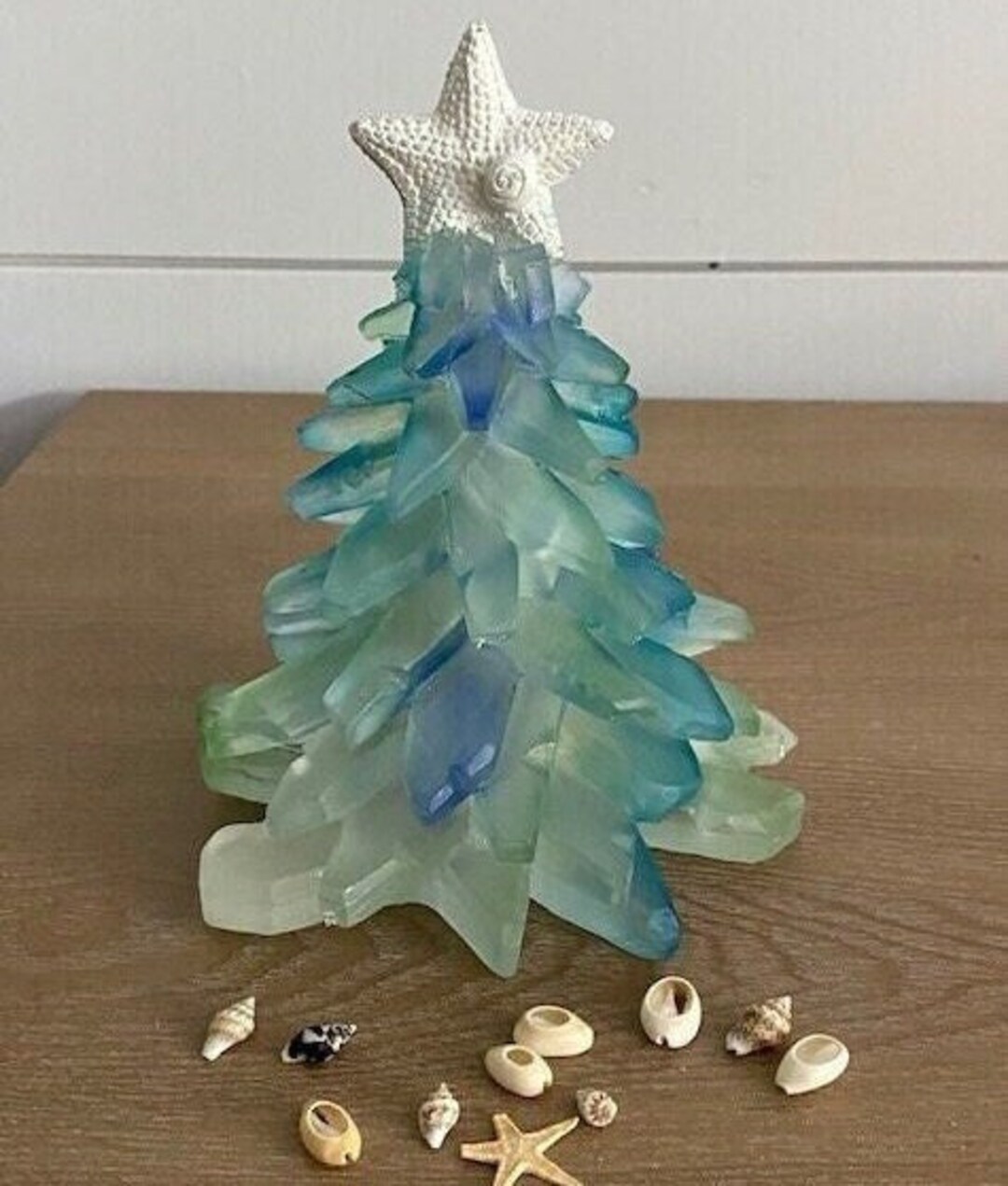 Sea Glass Christmas Tree , 6 " - Etsy