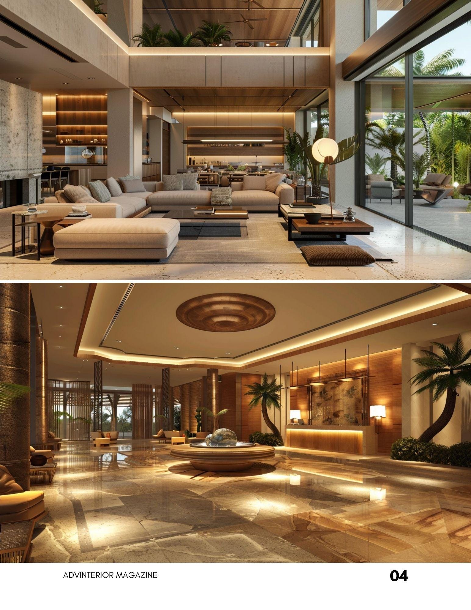 Luxury Modern Resorts Interior - Etsy