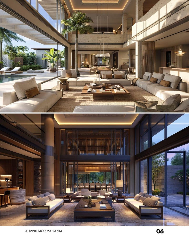 Luxury Modern Resorts Interior - Etsy