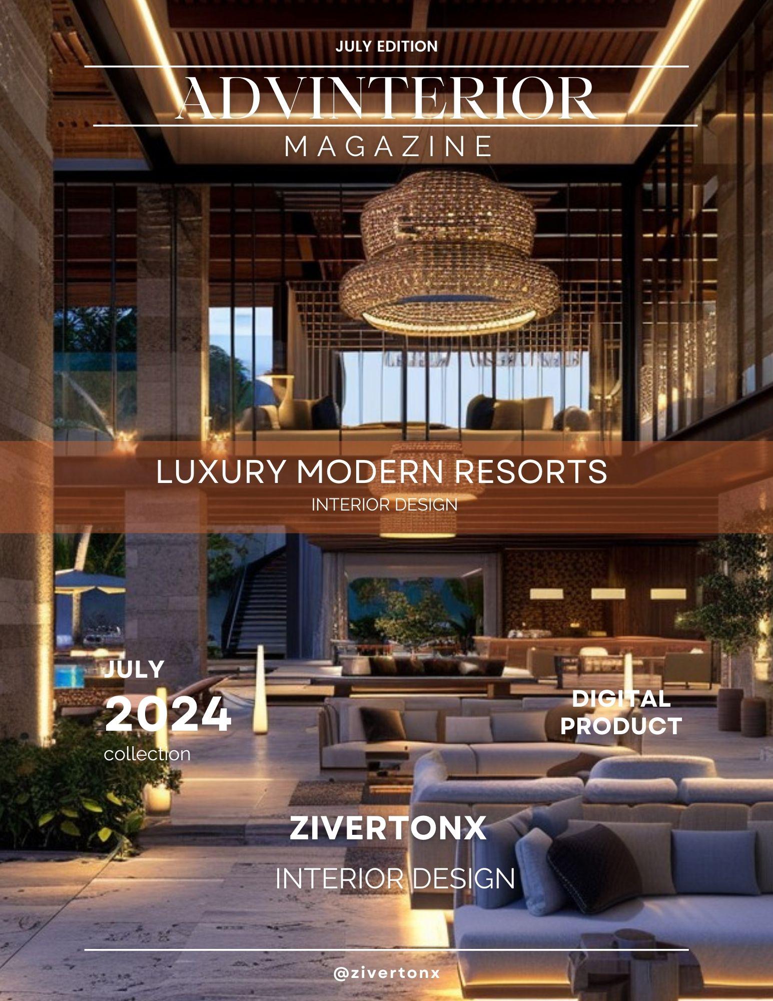 Luxury Modern Resorts Interior - Etsy
