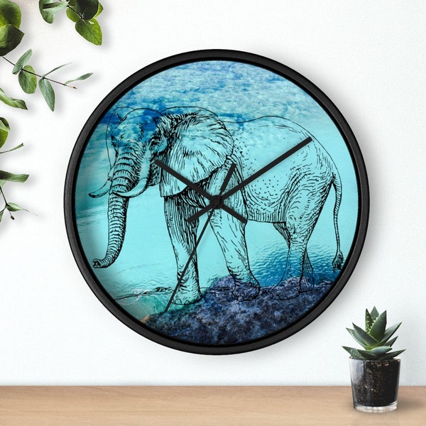 Elephant Clock - Etsy