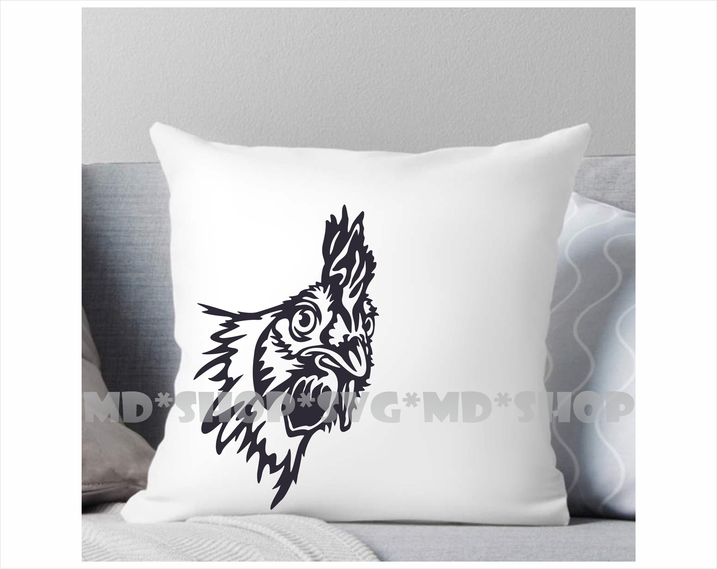 Silueta de pollo SVG, pollo DXF, archivos vectoriales para Cricut ...