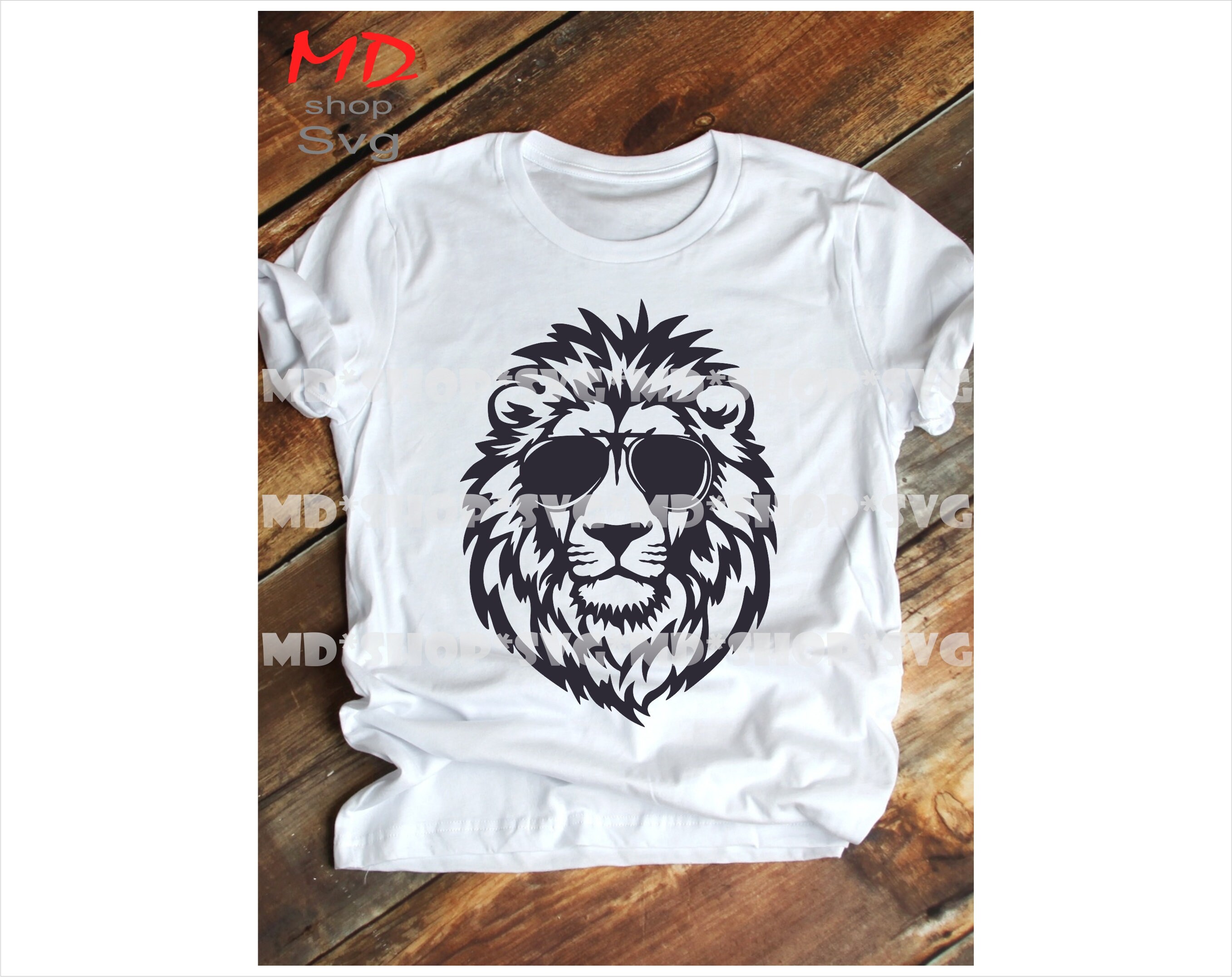 Lion With Glasses SVG, Lion Head Silhouette, Lion for Plasma Cutter ...