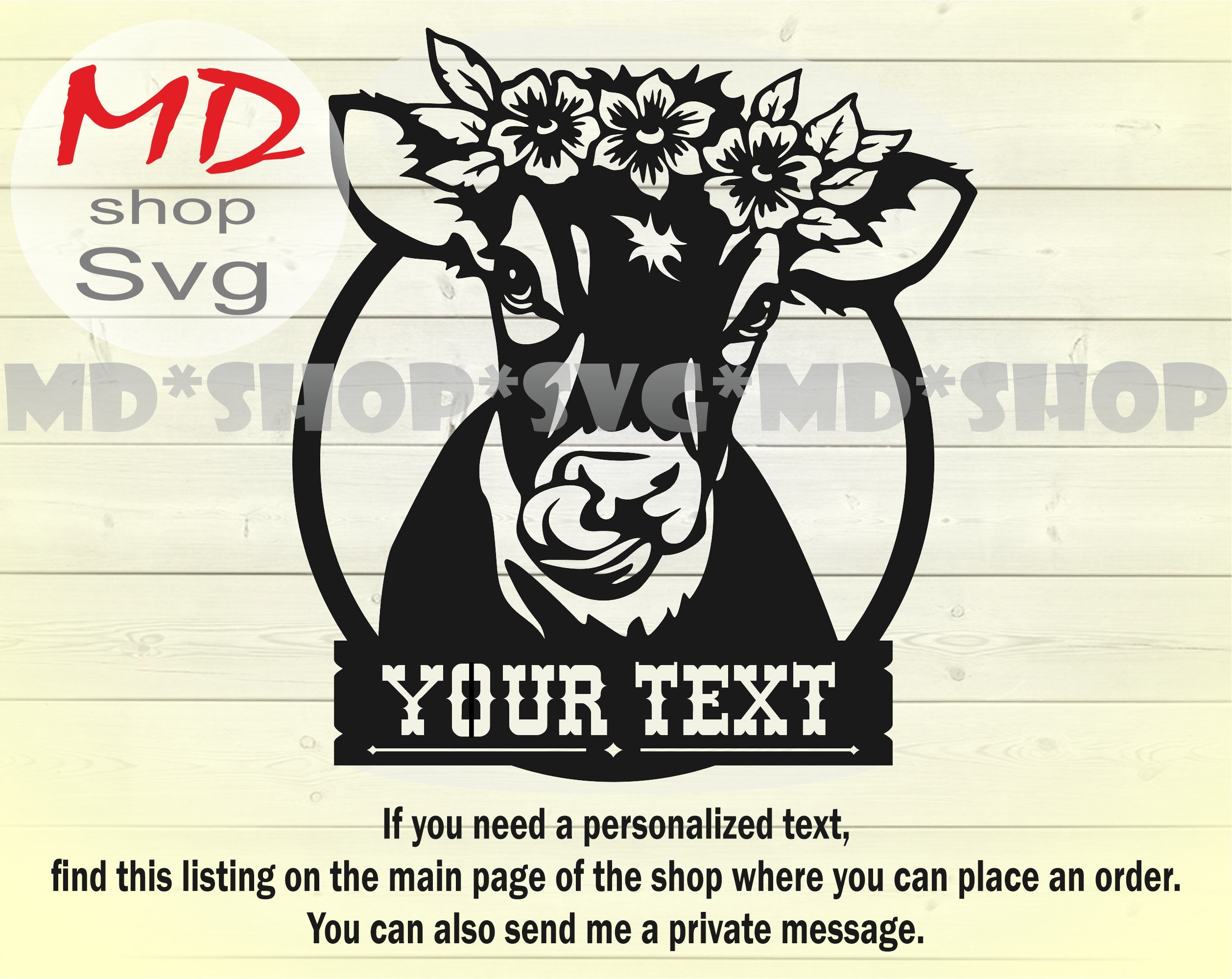 Cow Wreath Calf Welcome Sign Welcome Farm Ranch DXF Files - Etsy