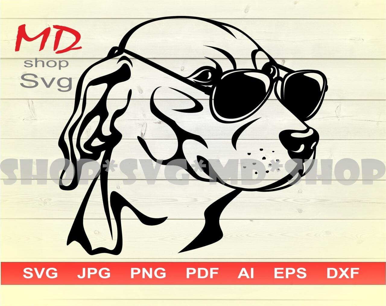 Labrador in Glasses Funny Dog SVG Files for Cricut Dog Face | Etsy