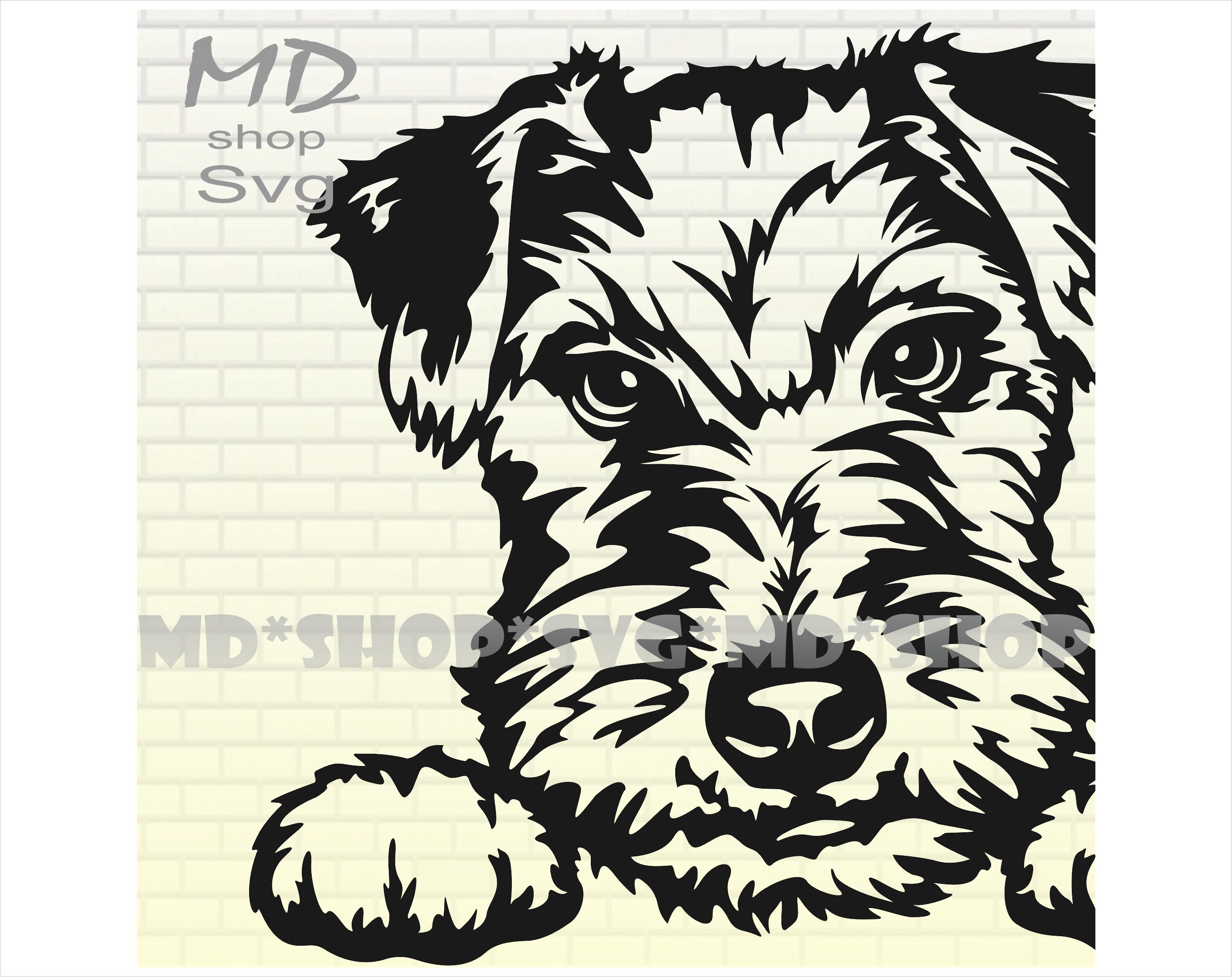 Terrier SVG, Dog Peeking, Dog Face Paws Cnc, Terrier Silhouette Png ...