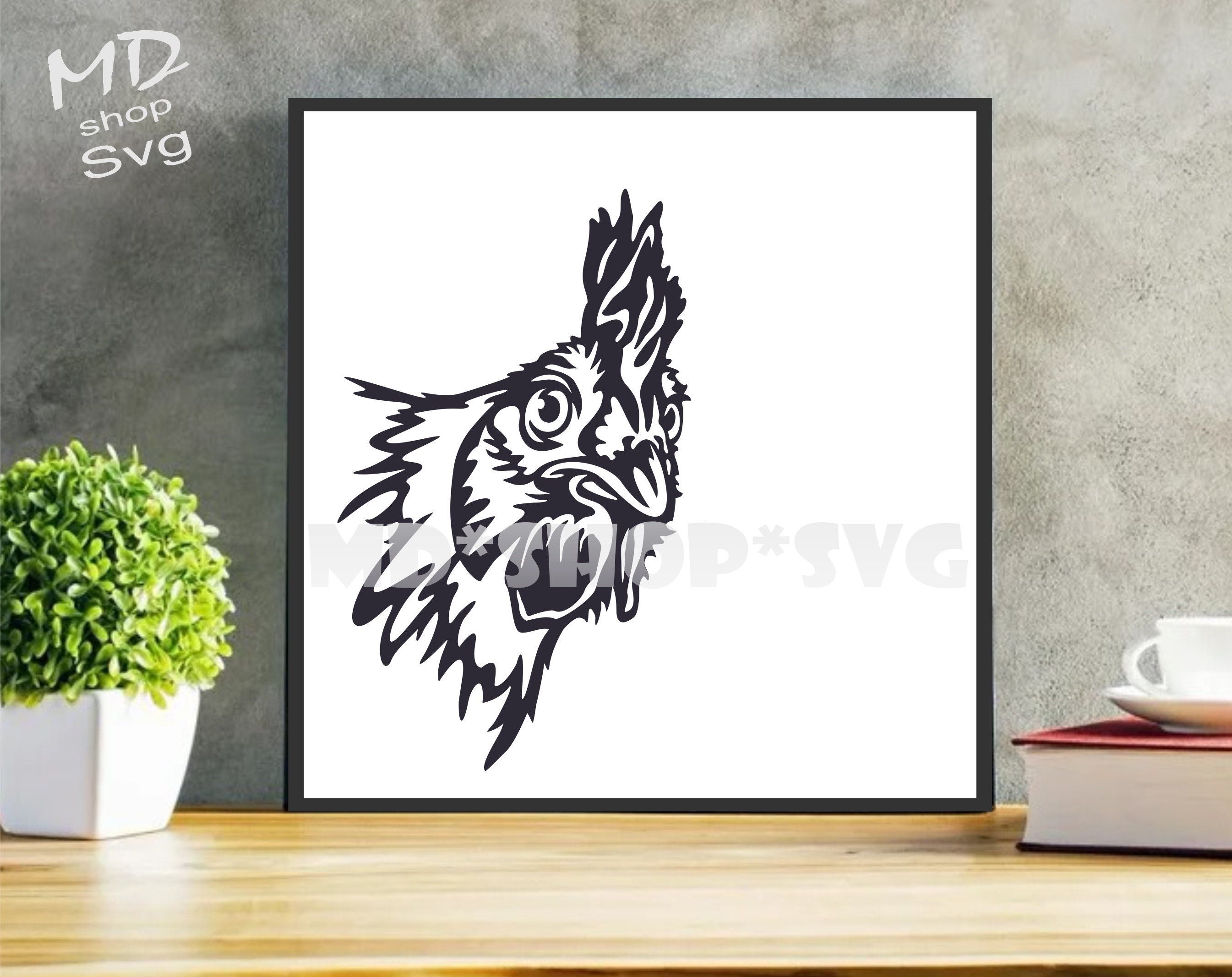Silueta de pollo SVG, pollo DXF, archivos vectoriales para Cricut ...
