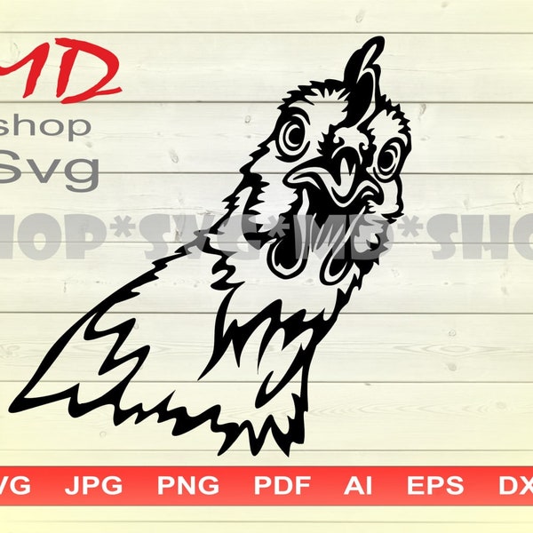 Chicken Svg Funny - Etsy