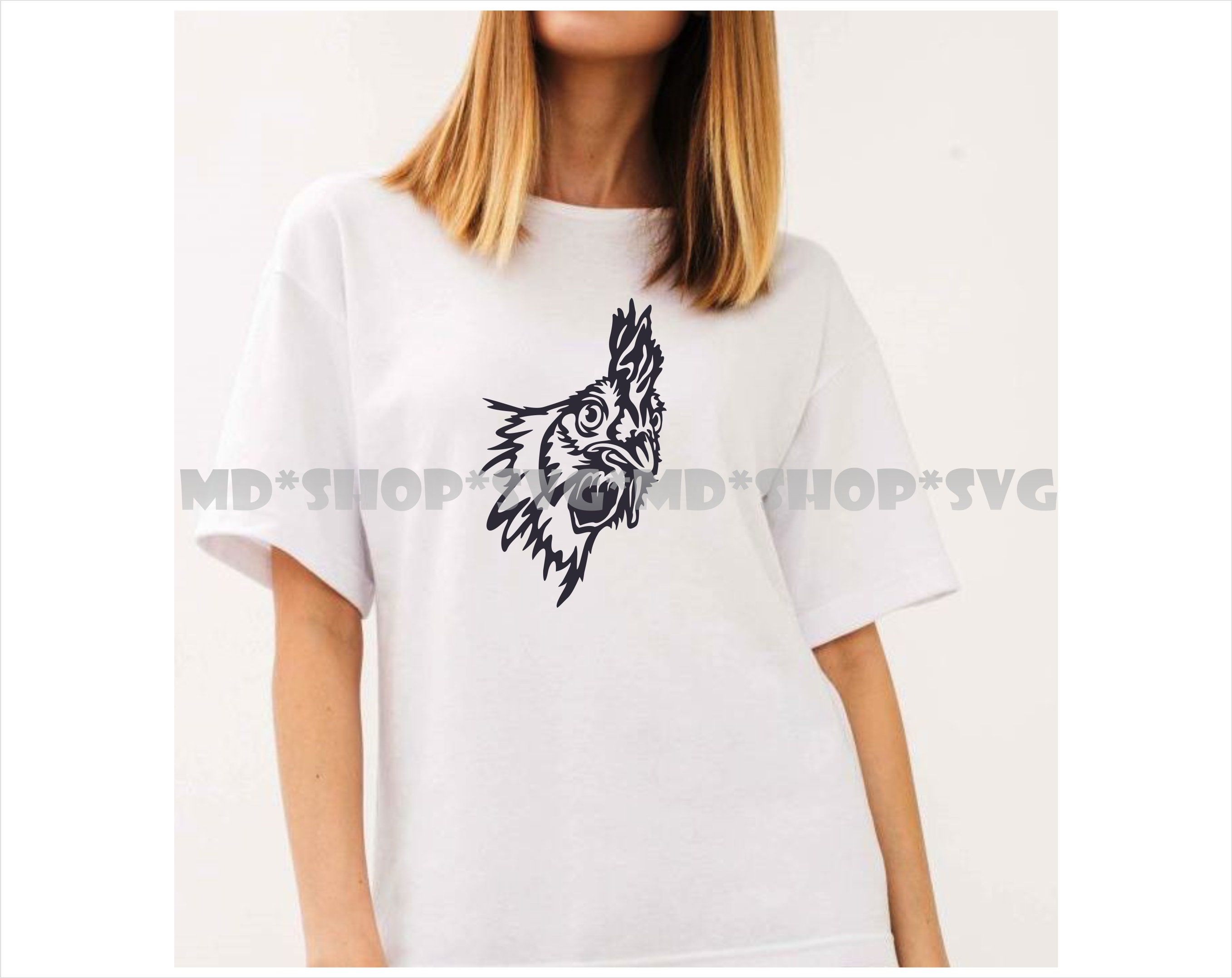 Silueta de pollo SVG, pollo DXF, archivos vectoriales para Cricut ...