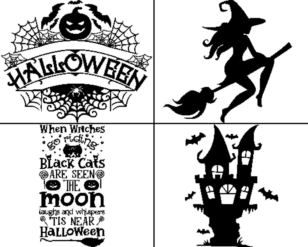 Halloween • Book Cut and Fold Pattern Bundle (4 for 3) • Instant ...