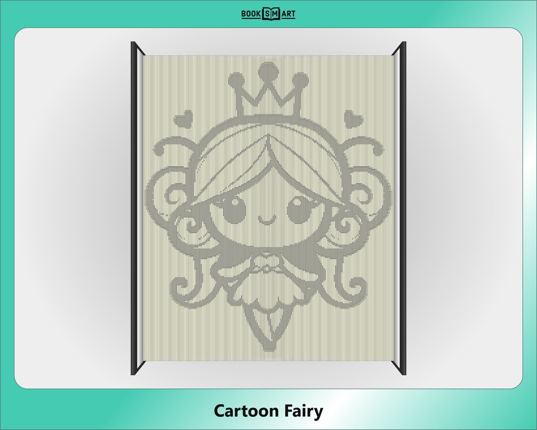 Cartoon Fairy • Cut and Fold Book Pattern • Instant Download • Multiple ...