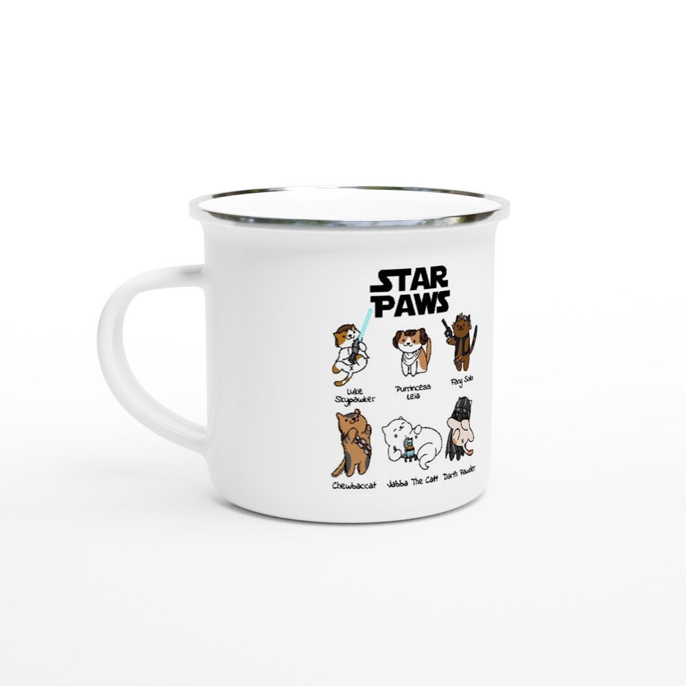 Star Paws Mug A Purrfect Gift for Star Wars Fans Cat and - Etsy