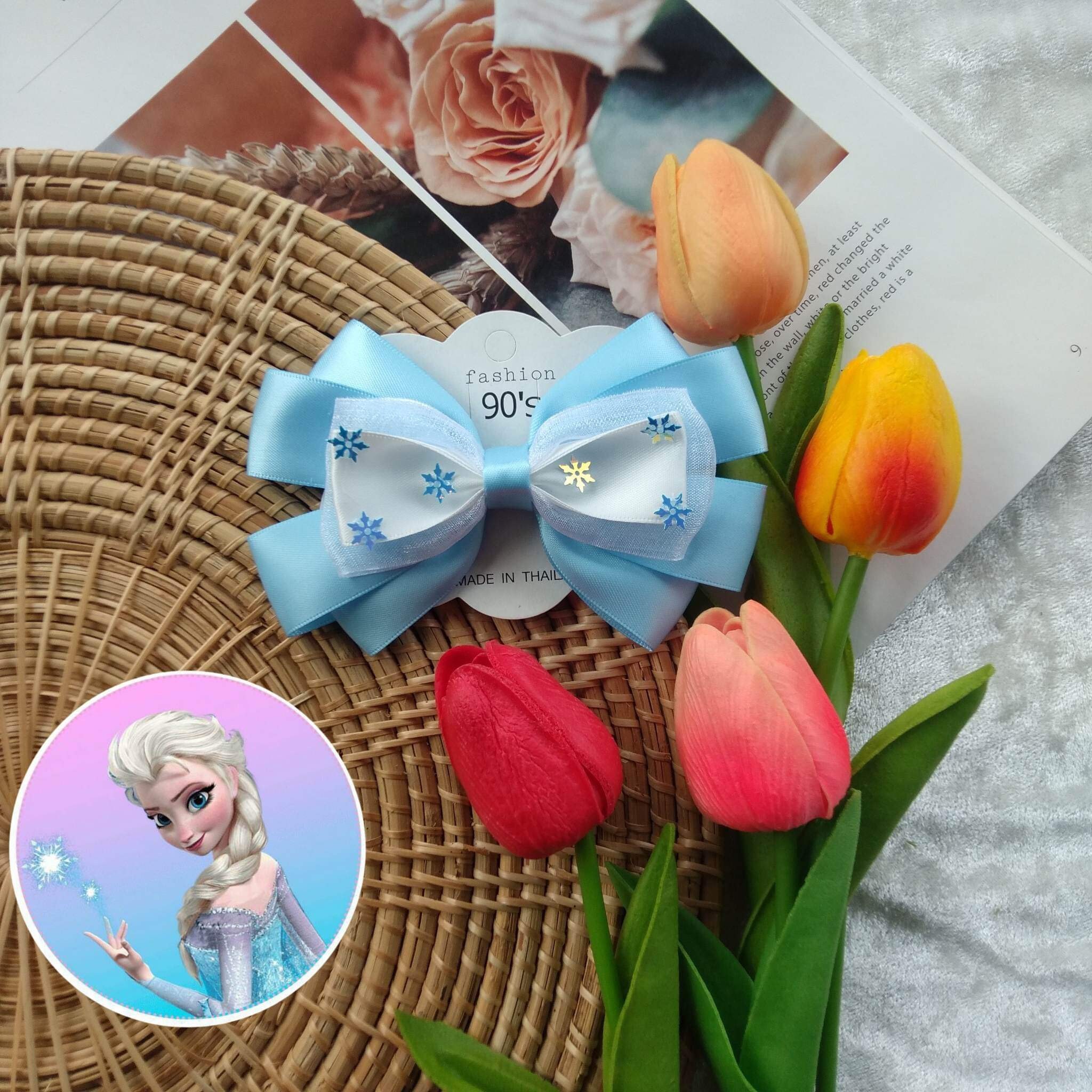 Disney Princess Hair Bow Girl Hair Clip Princess Bow Toddler Bow Disney ...