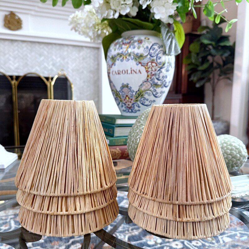 Raffia Lamp - Etsy