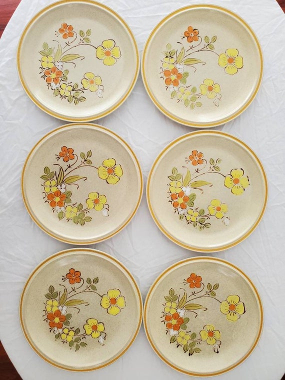 Vintage Hearthside Garden Festival Dinner Plate | Etsy