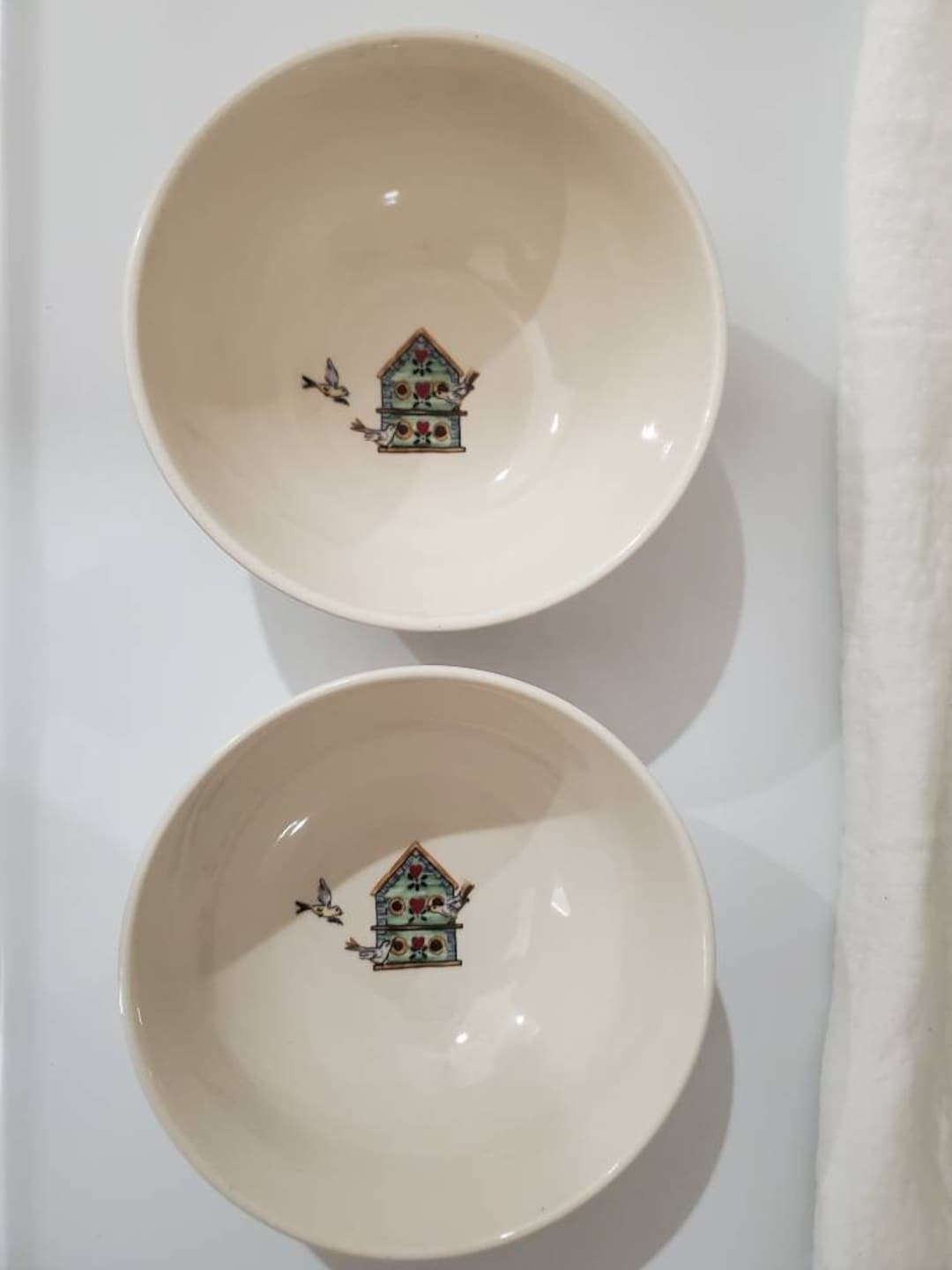 Two Vintage Thomson Pottery Bowls - Etsy