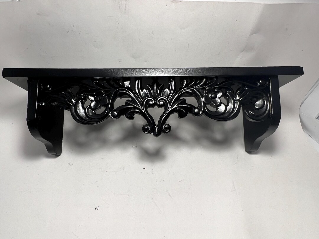 Shelf With Black Filigree - Etsy