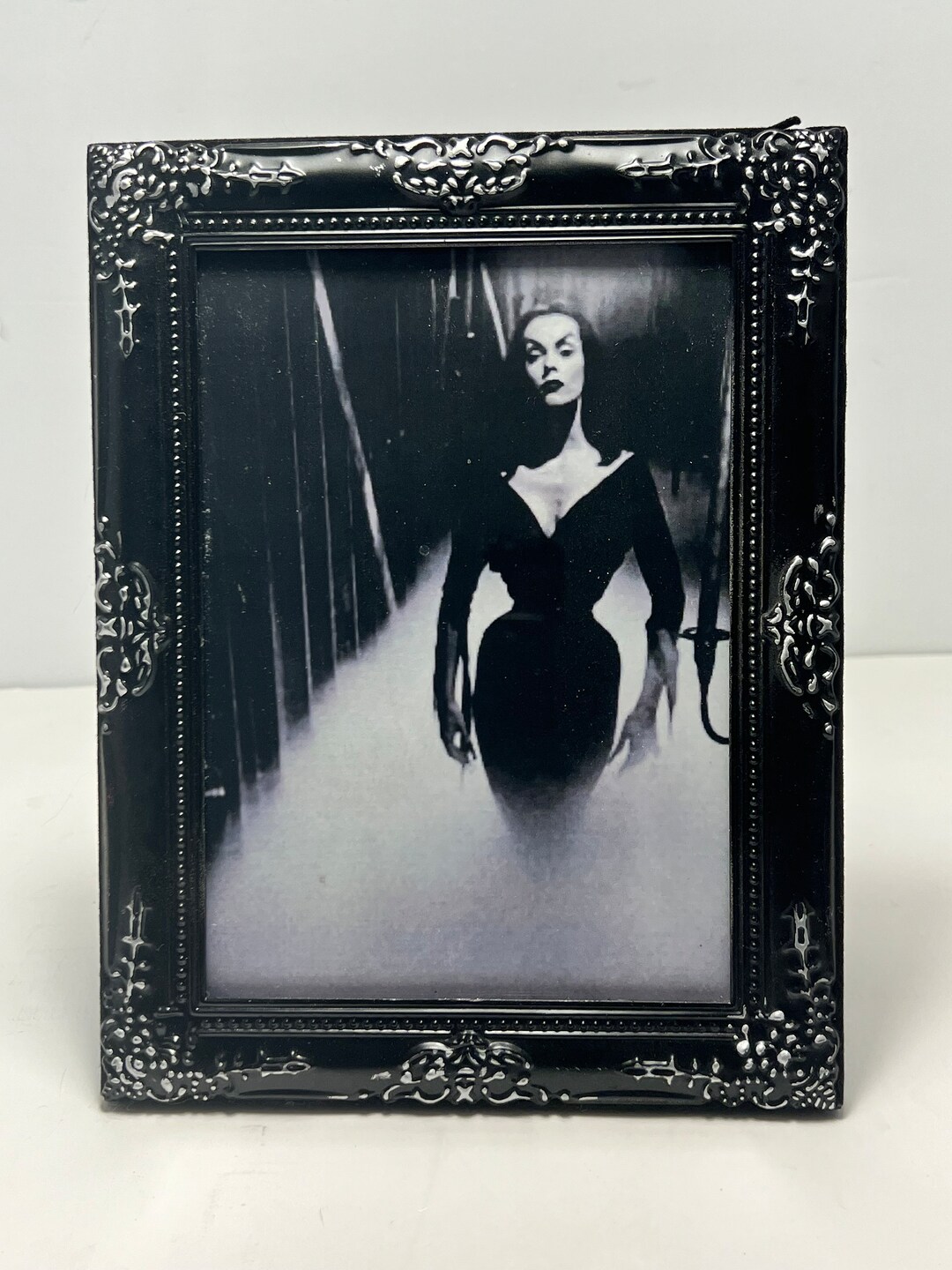 Vampira Black Frame With Silver Filigree - Etsy