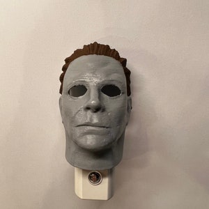 Michael Myers Night Light | Halloween | 3D Printed | Mask | Hand ...