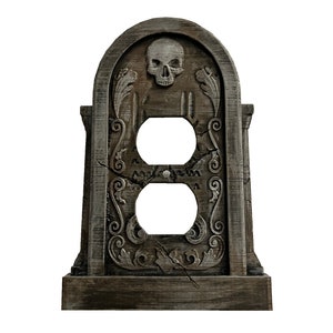 Graveyard Collection | Tombstone Shaped Wall Plates | Gothic Home Decor ...