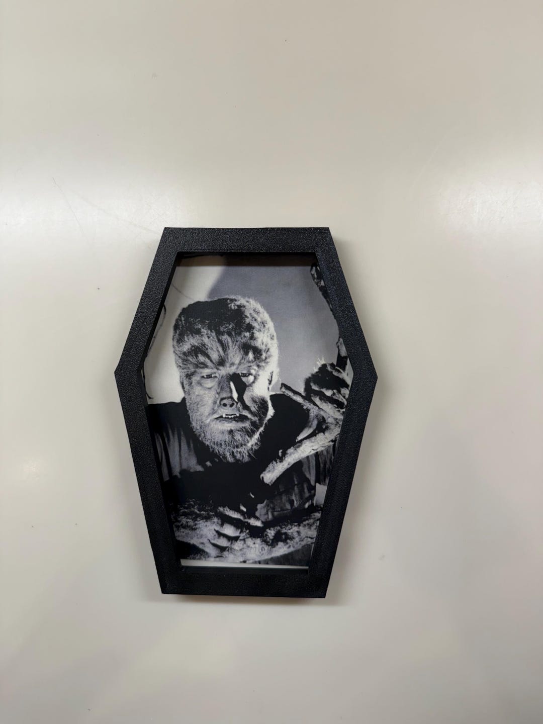 Wolfman | Coffin Framed Art | 3D Printed - Etsy