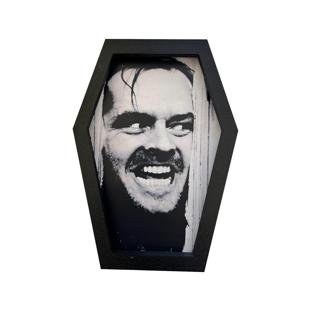 The Shining | Here's Johnny | Jack Nicholson | Coffin Framed Art | 3D ...