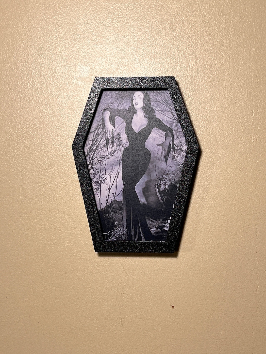 Vampira Coffin Framed Art 3D Printed - Etsy