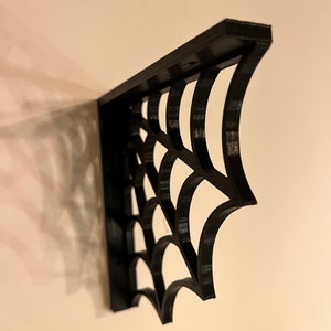 Black Spiderweb Shelving Bracket | 3D Printed - Etsy