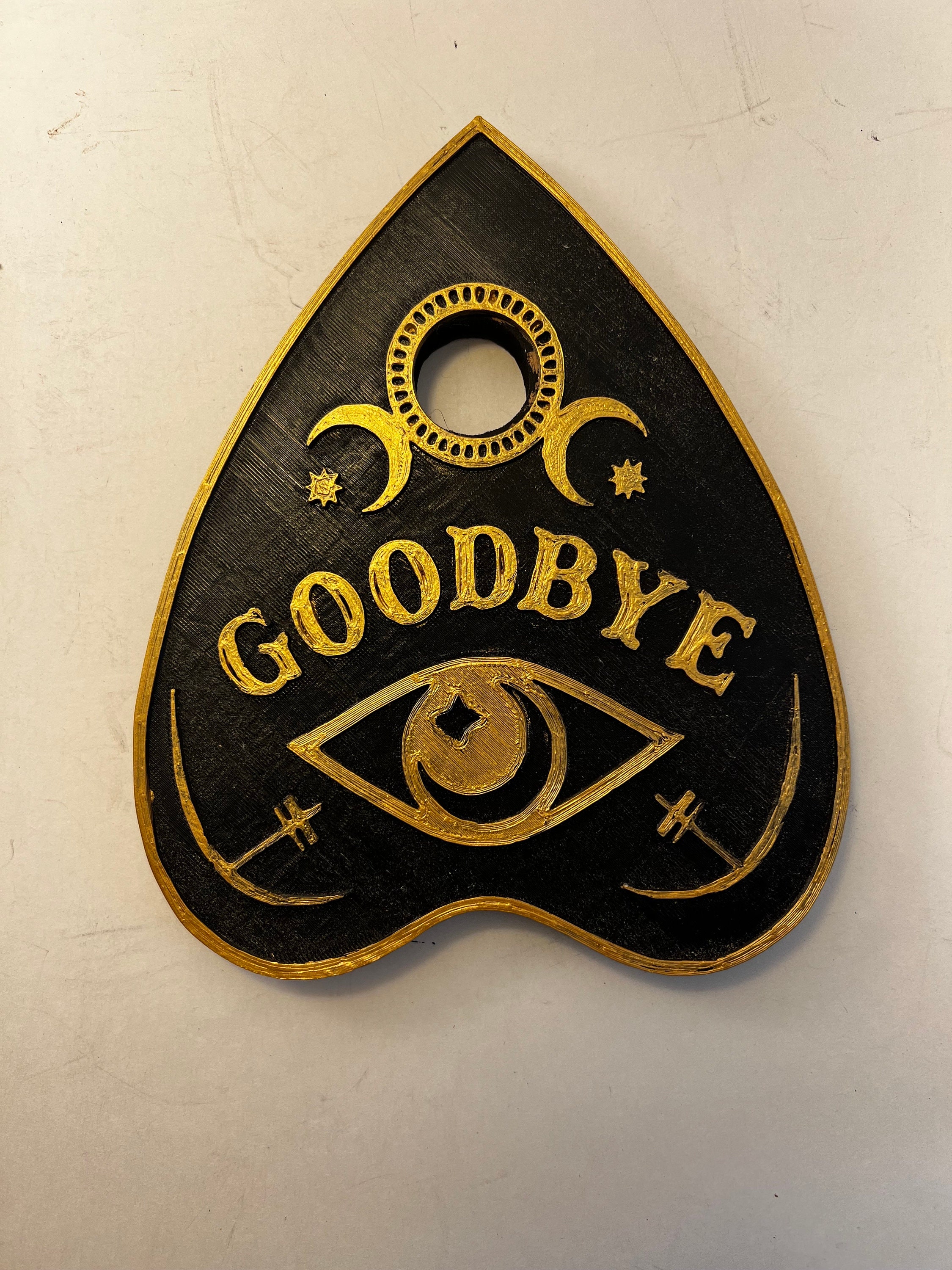 Ouija Planchette Wall Art 02 - Etsy
