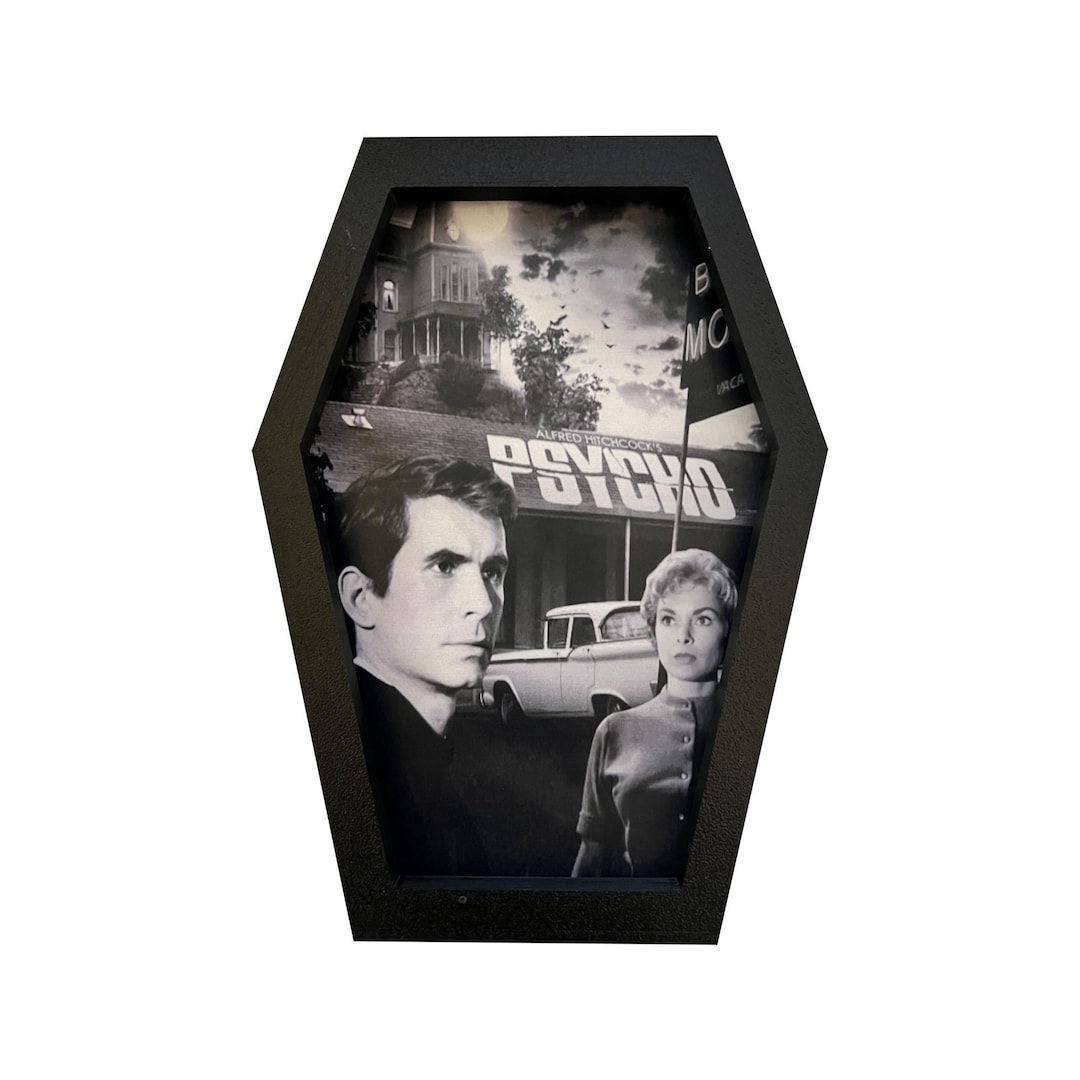 Psycho | Anthony Perkins | Vera Miles | Hotel | Coffin Framed Art | 3D ...