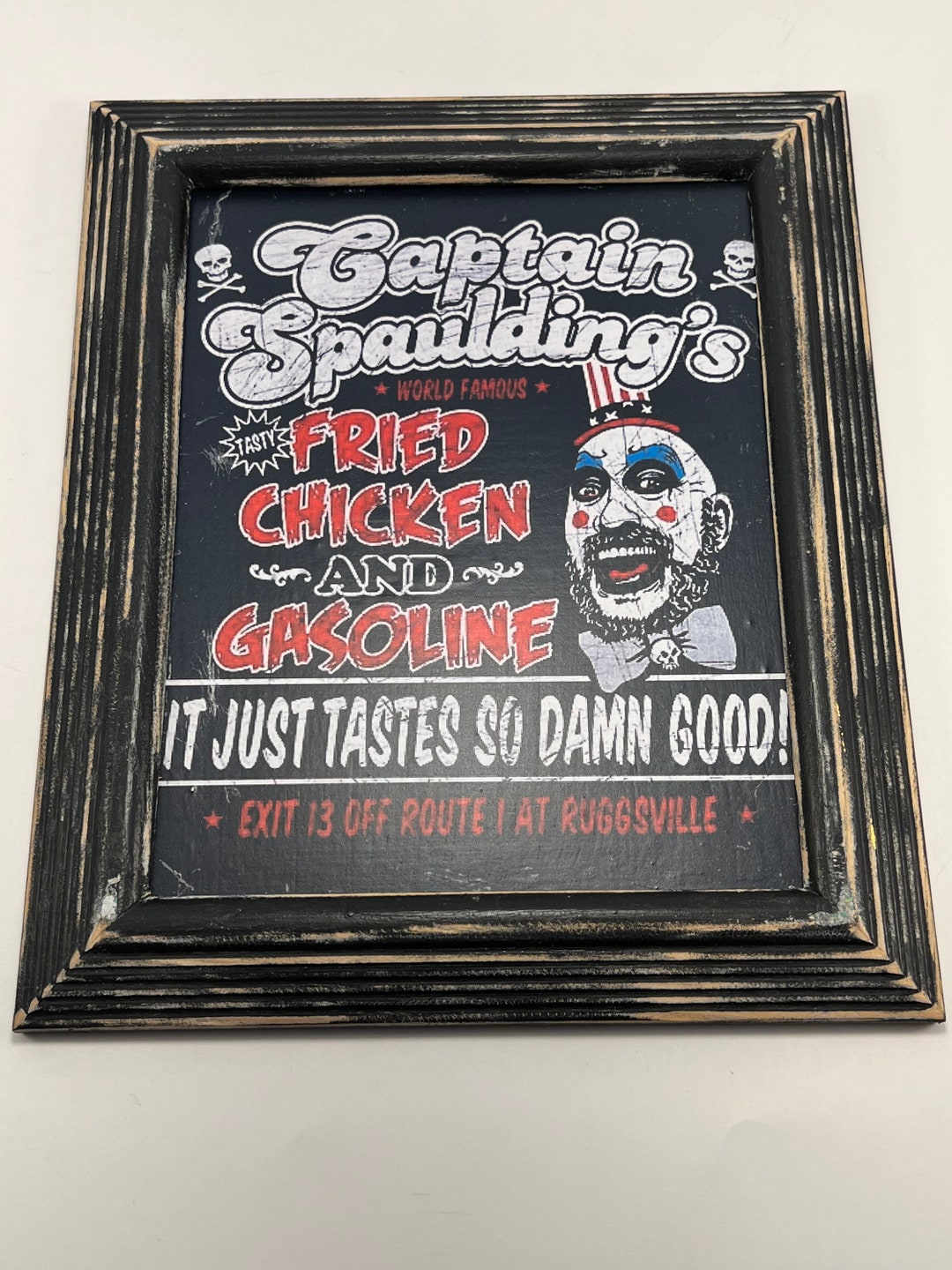 Captain Spaulding Fried Chicken and Gasoline 8 X10 - Etsy