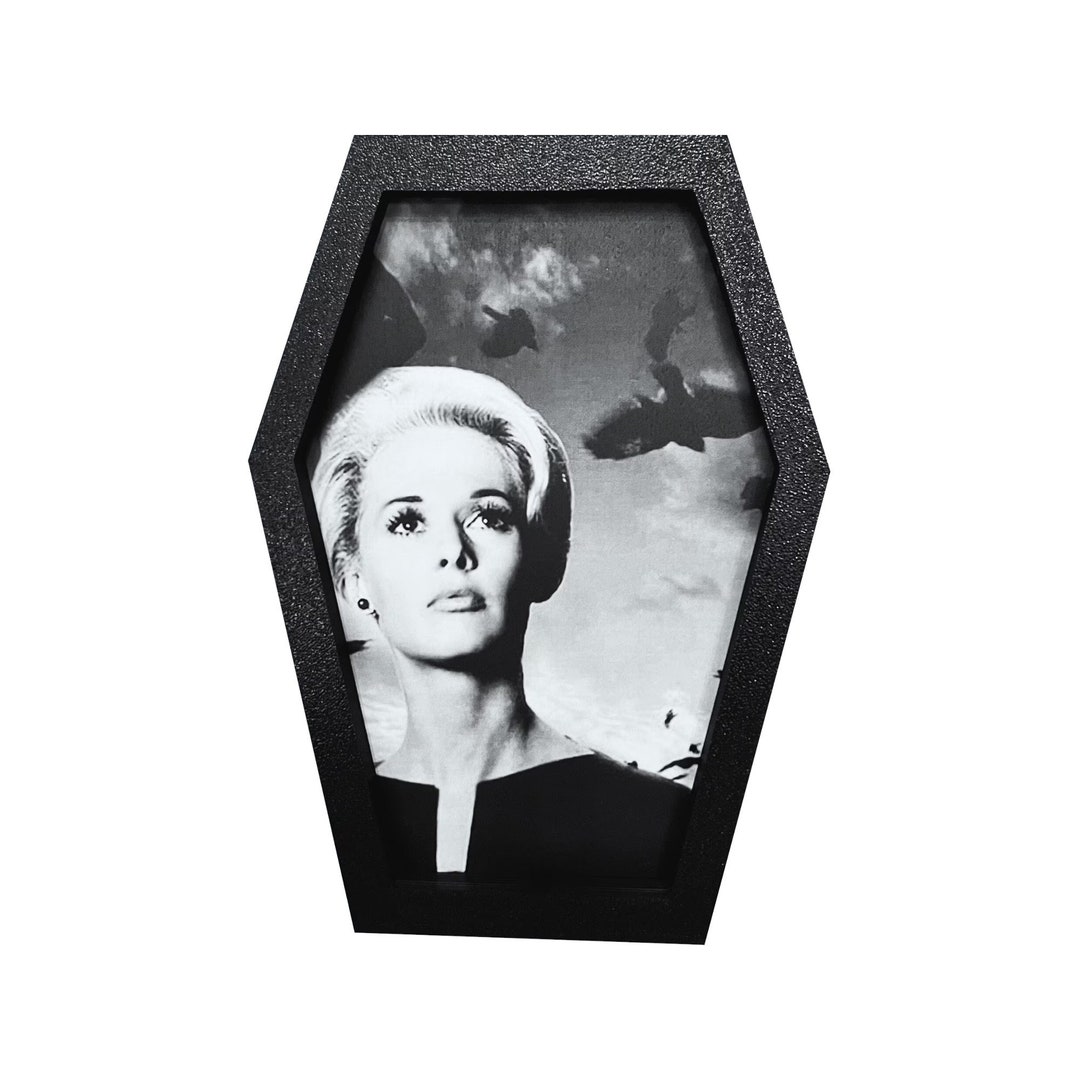 The Birds | Tippi Hedren | Alfred Hitchcock | Coffin Framed Art | 3D ...