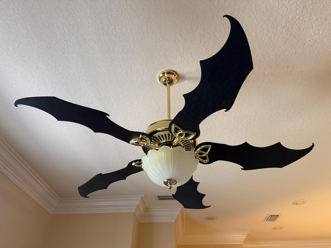 Ceiling Fan Bat Blades - Large ( Set of 5 ) - Etsy