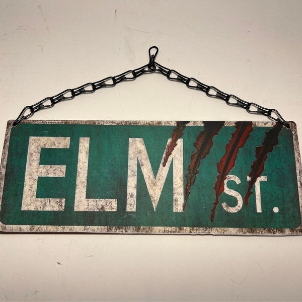 Elm Street Sign - Etsy