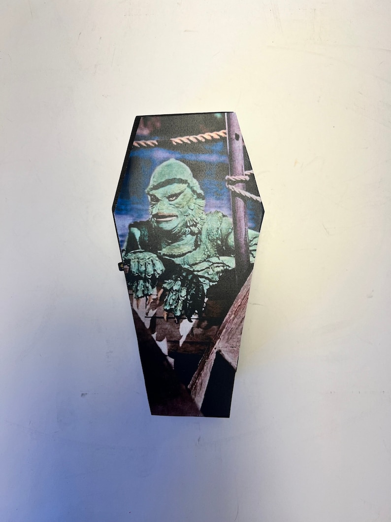 Creature From the Black Lagoon | Decorative Coffin | Spooky Gift ...